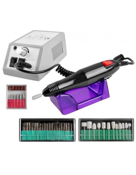 BROCA UNHAS PROFISSIONAL 20000 RPM PRETA | BROCAS PARA UNHAS